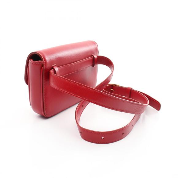 Celine | Bags | Celine Waist Leather Red Bag | Poshmark